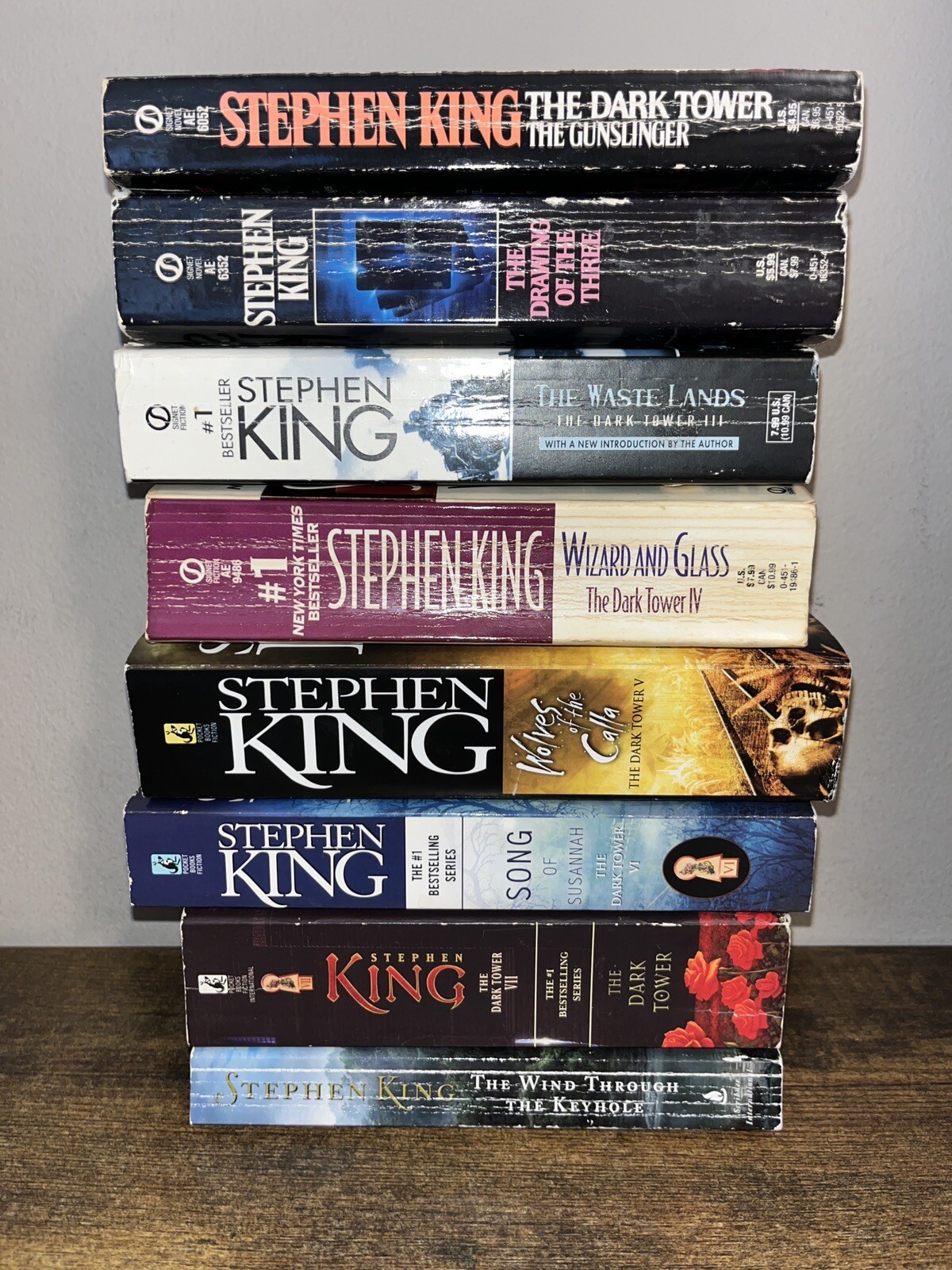 Stephen King Complete Dark Tower Series Set ALL 8 Books w/Wind Through ...