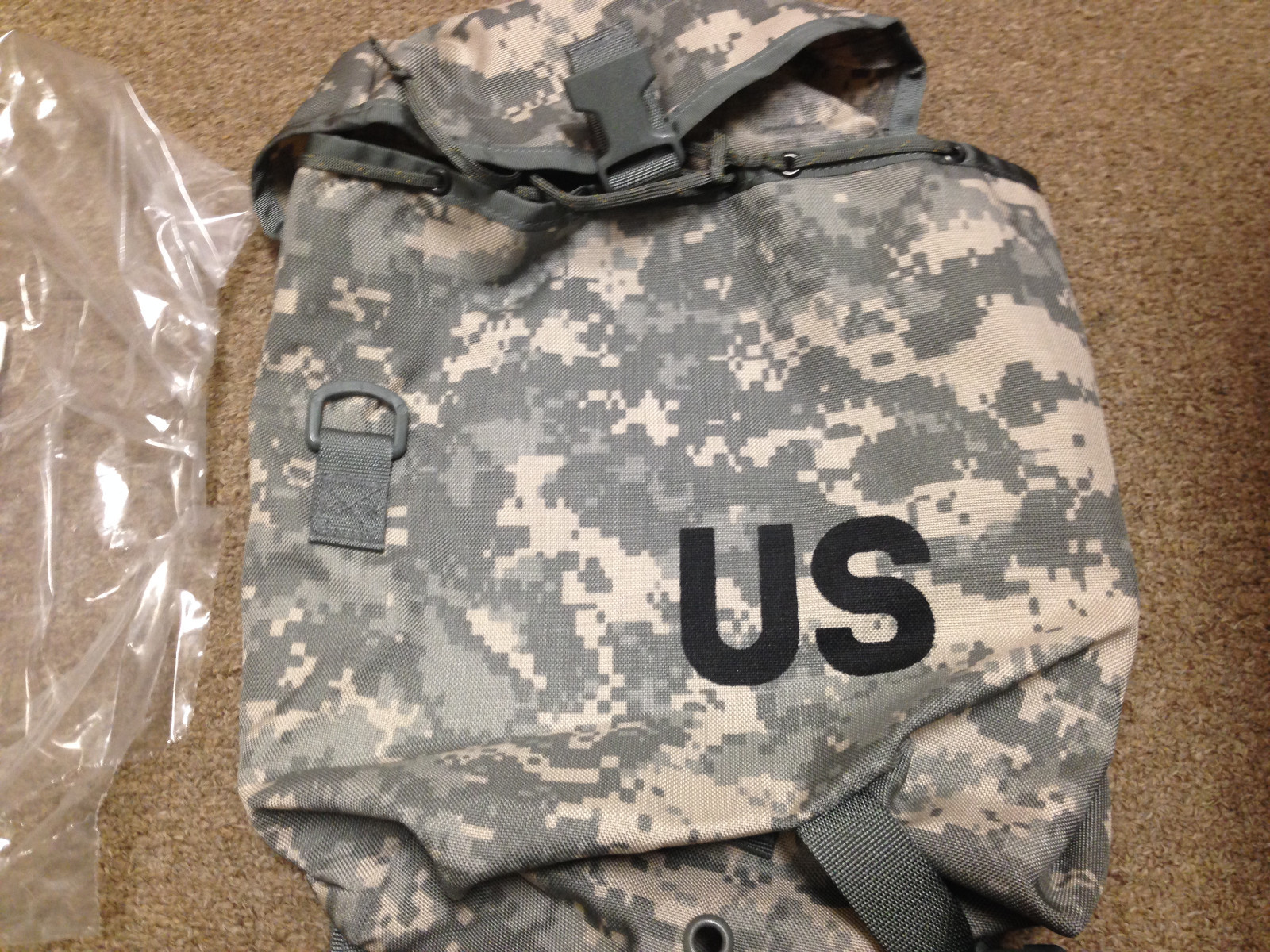 US ARMY ISSUED MOLLE II ACU UCP SUSTAINMENT POUCH FOR RUCKSACK NIP 7226 ...