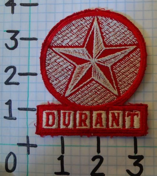 Vintage NOS Durant Car Patch From the 70's 001 | eBay