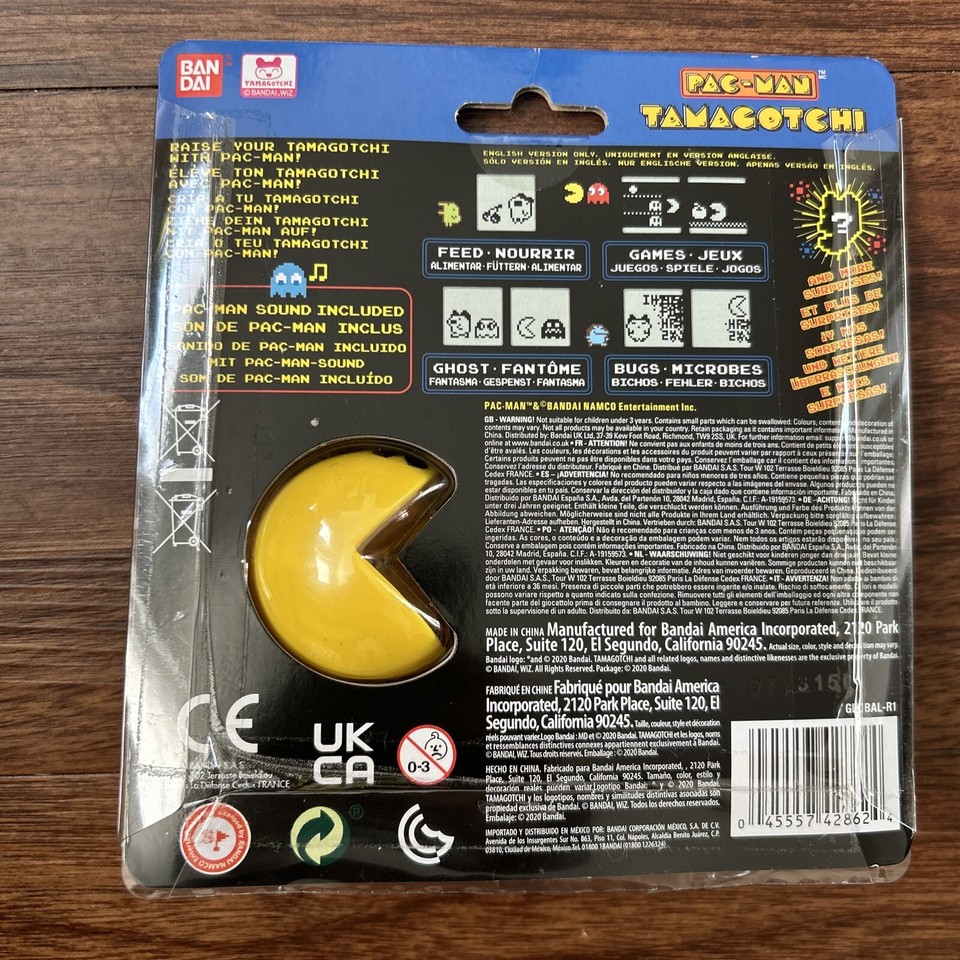 Tamagotchi Pac-Man/Pacman Genuine Virtual Pet - BLACK DELUXE Version ...