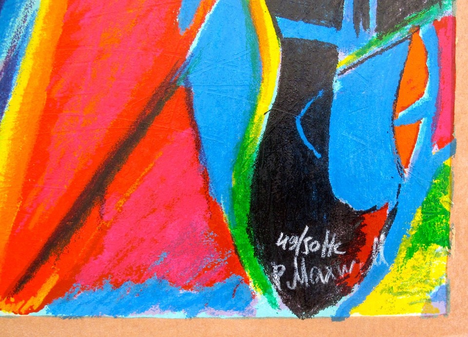 Philip Maxwell TANGO CLUB Hand Signed Limited Edition Serigraph DANCER ...