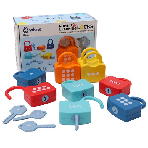 Learning Locks with Keys Numbers Matching & Counting Montessori Math ...
