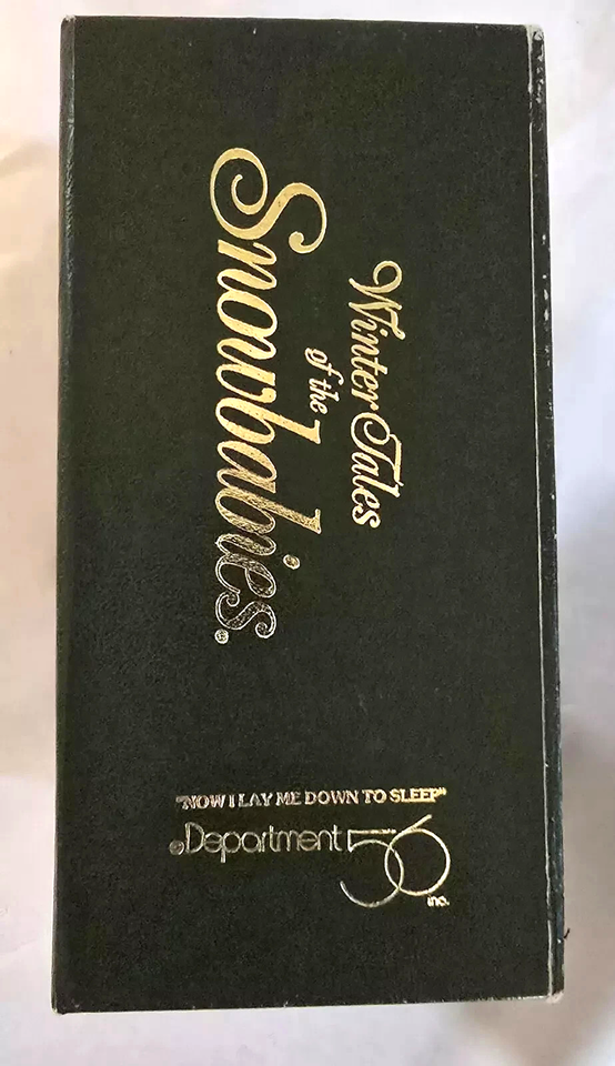 DEPT. 56 SNOWBABBIES "NOW I LAY ME DOWN TO SLEEP" **NEW/OLD STOCK ...
