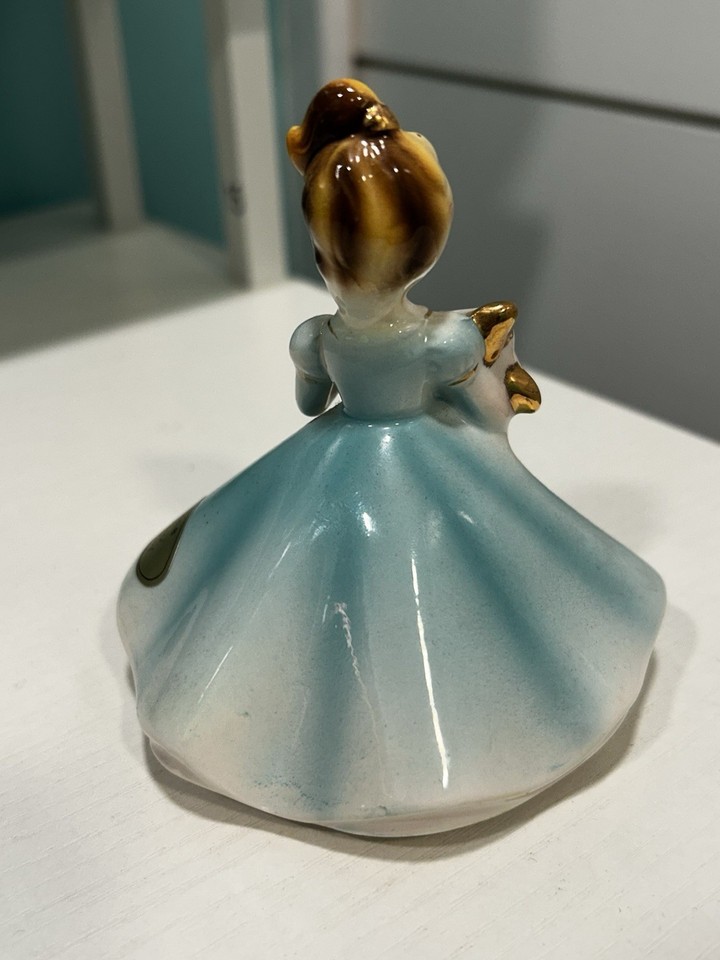 Josef Originals June Birthday Girl Figurine Pearl Birthstone Japan ...