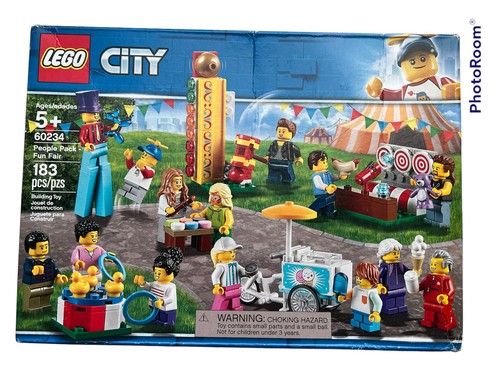 Lego City Set #60234 People Pack-Fun Fair 14 Minifigs Amusement Park ...