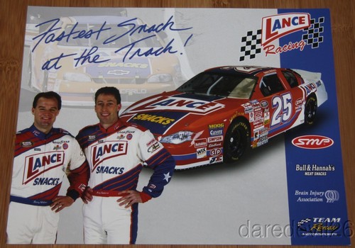 2000 Kenny Wallace/Andy Santerre Lance Snacks Chevy NASCAR Busch ...