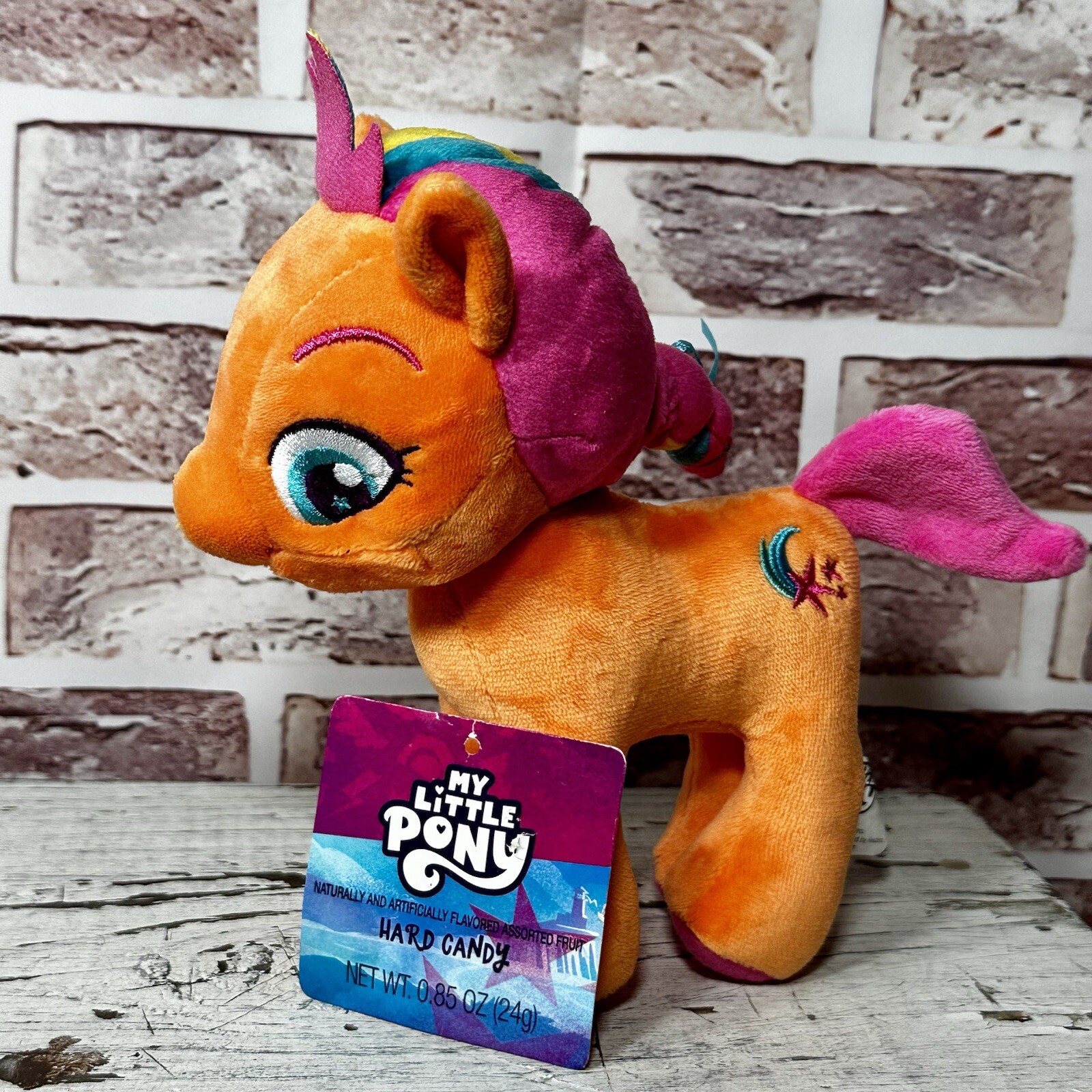 MY LITTLE PONY - HARD CANDY 7” Pink & Orange Horse Plush Stuffed Toy ...