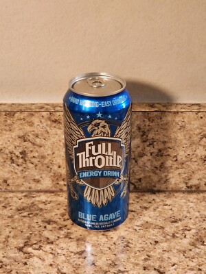 Full Throttle Energy Blue Agave Old Design Full 16oz Can | eBay