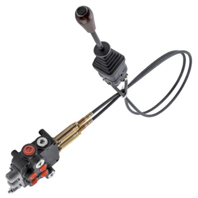 Cable Remote Control Valve Kit w/ 2 Spool Valve 80lpm 2 Cables Remote ...