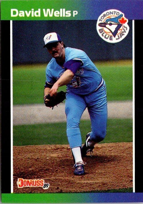 1989 Donruss #307 David Wells Pitcher Toronto Blue Jays FREE shipping ...