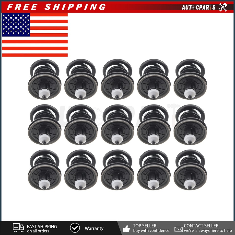 15Pcs #7L6 868 243 Fit for Audi A4 A6 A7 A8 Q3 Q5 Door Trim Panel Clips ...