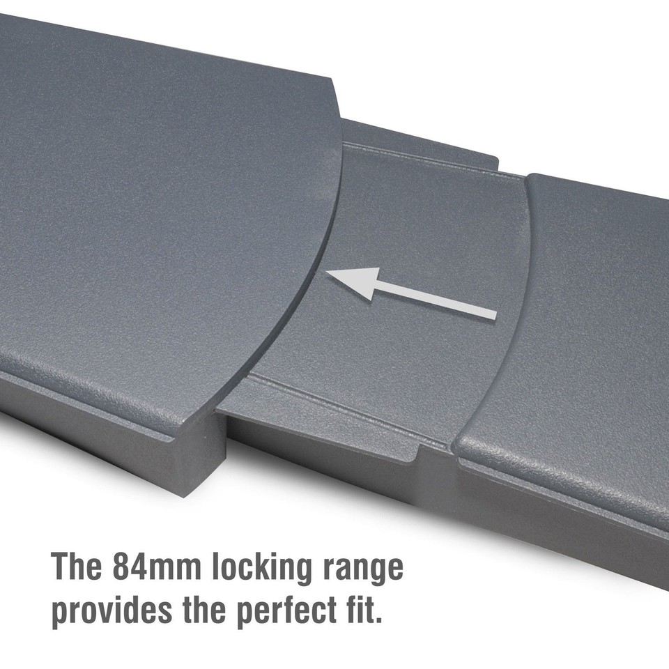 Roof Dry Verge Cap x 50 Easy Trim Universal Plastic Tile Cap System ...