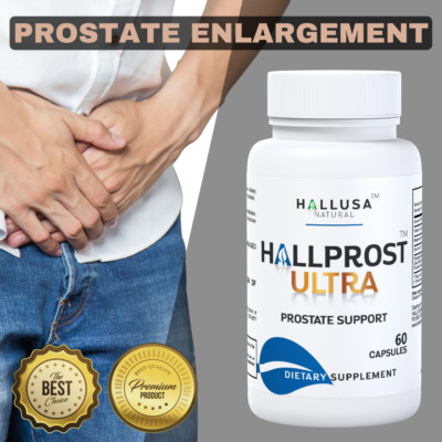 HALLPROST ULTRA - Prostate Health Complex - Urinary Incontinence - 60 ...
