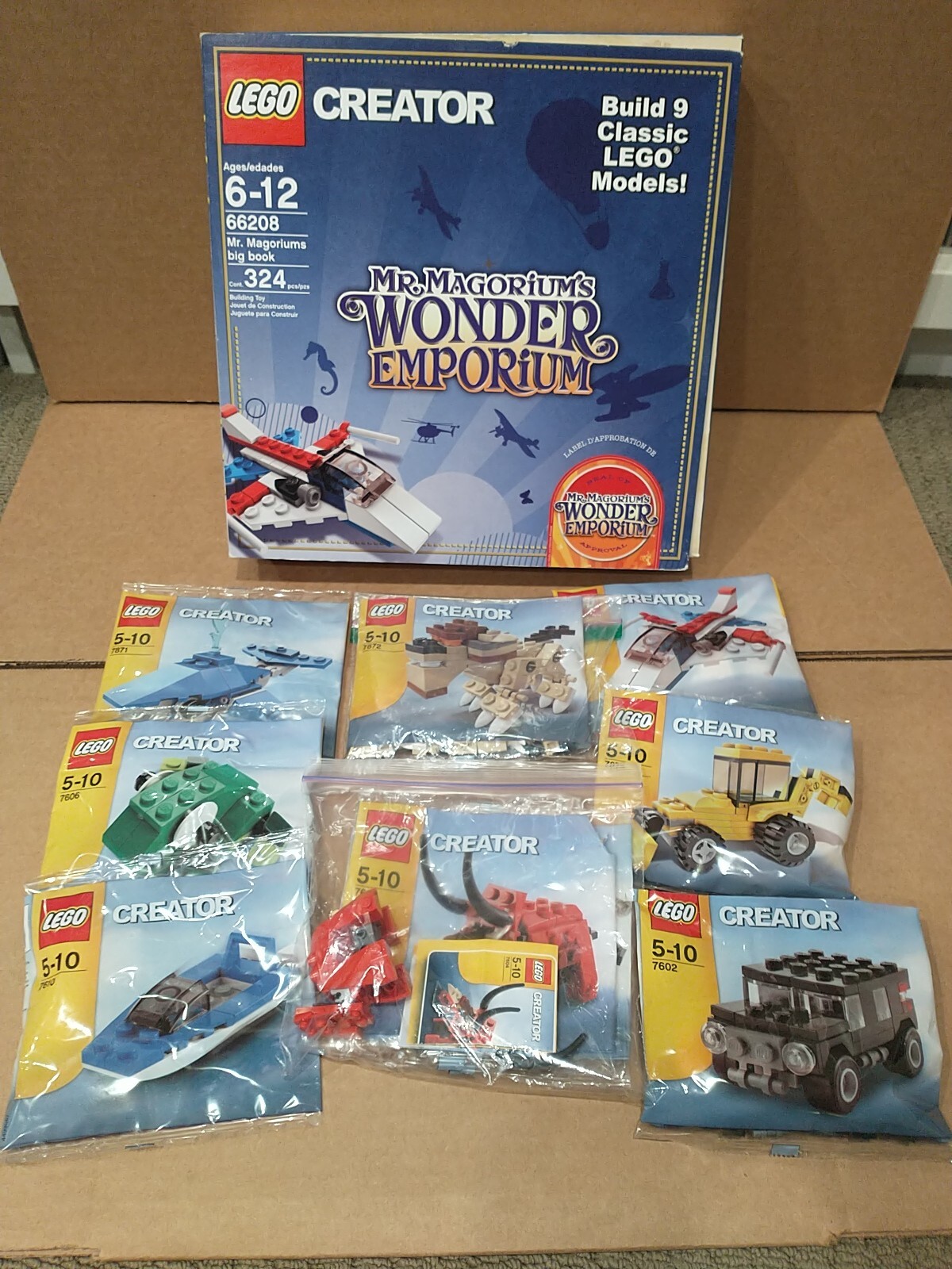 LEGO 66208 Mr. Magorium's Wonder Emporium 90% 8 of 9 Models, 3 Brand ...