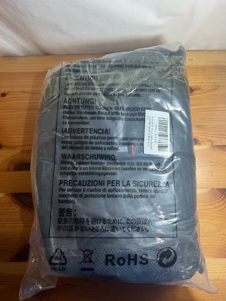 DUSLANG 17 Inch Laptop Backpack for Travel Water Resistant College ...