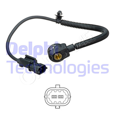 DELPHI Knock Sensor For HYUNDAI KIA I10 Saloon I20 Coupe Picanto ...