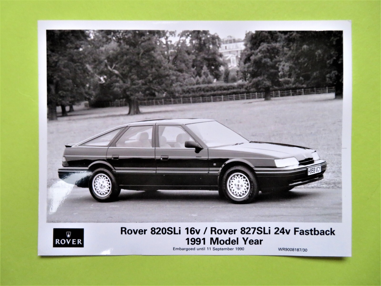 ROVER 820 SLi / 827 SLi 24v PHOTO - 1991 MY - GENUINE PRESS PHOTO | eBay UK
