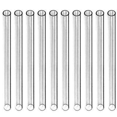 4.5'' Glass Pyrex Blowing Tube 10mm OD 8mm ID 1.5mm thickness SELECT ...