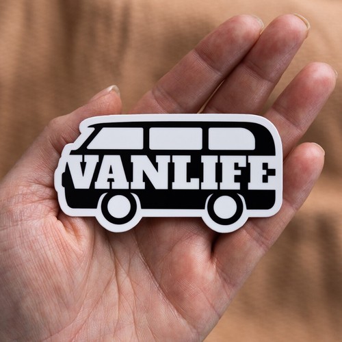 Van Life Sticker Glossy Vinyl Sticker Outdoors Travel Camping Adventure ...