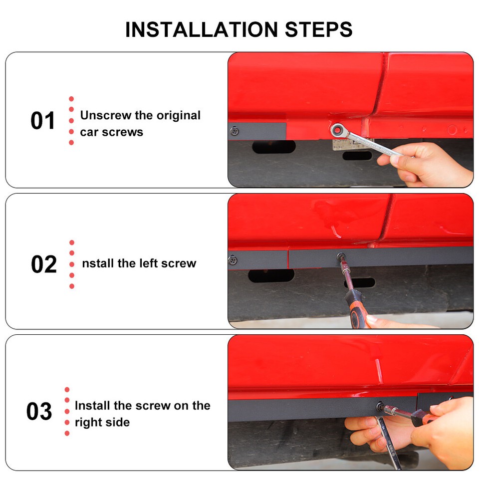 8X Pinch Weld Cover Rocker Panel Guard Trim for 2018+ Jeep Wrangler JL ...