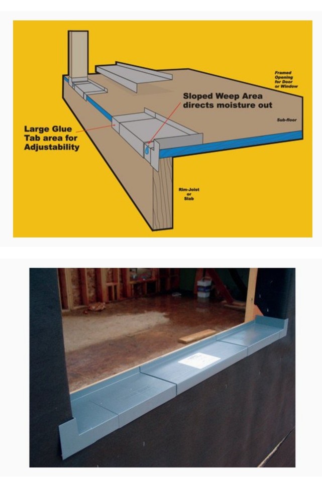 ~ Jamsill Guard Window & Door Weather Sill Pan Flashing NIB Never Use ...