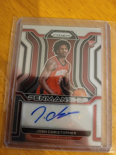 2021-22 Panini Prizm Josh Christopher Rookie Penmanship Auto #RP-JCH Rc ...