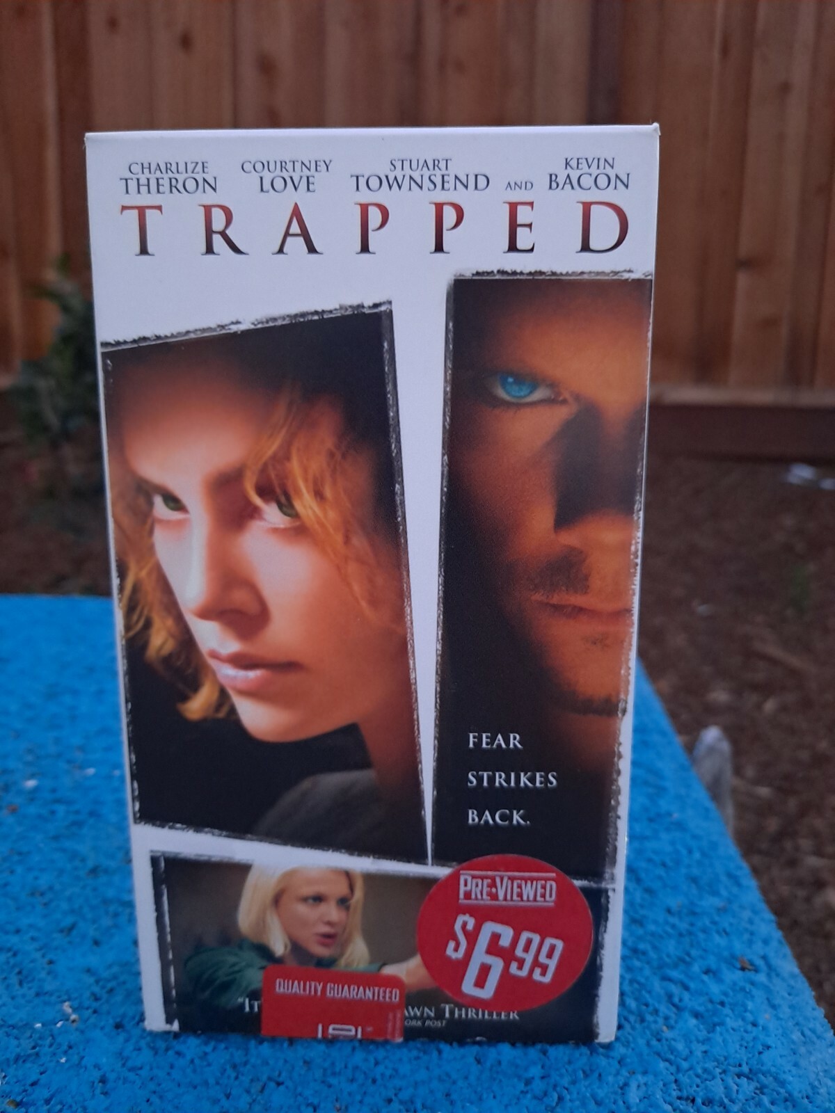 Trapped (VHS, 2002) Charlize Theron - Courtney Love - Kevin Bacon ...