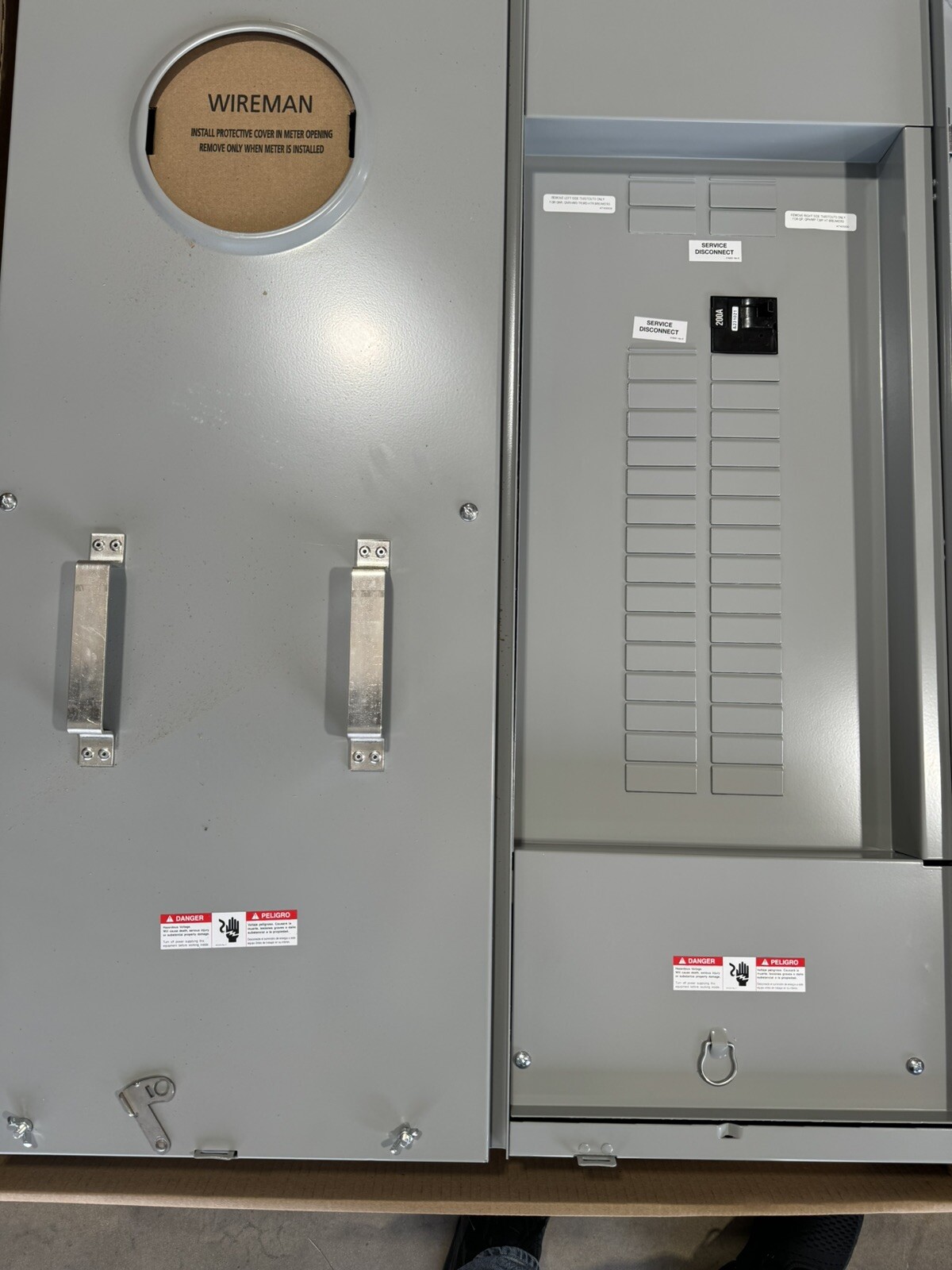 Siemens MEG MC3042B1400SDL Meter Main Combo W/ 42 Circuit Panel Meter ...