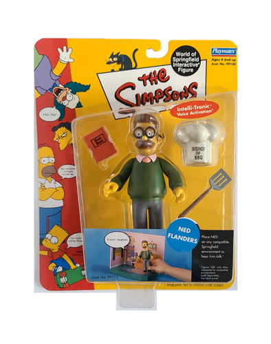 The Simpsons - Series 1 - Ned Flanders (2000) by Playmates | eBay