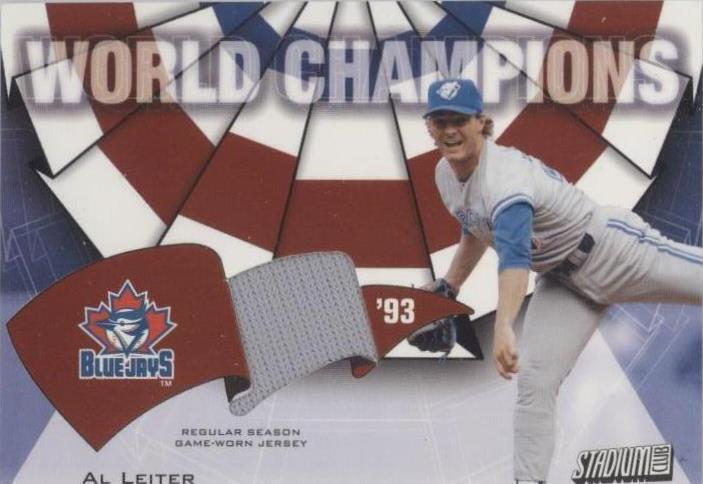 2002 Topps Stadium Club - World Champions Relics Al Leiter #WC-AL (MEM ...