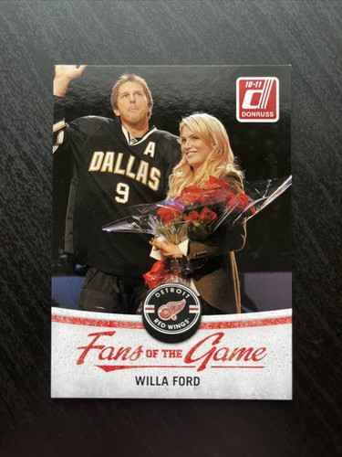2010-11 Panini Donruss Fans of the Game #5 Willa Ford Detroit Red Wings ...