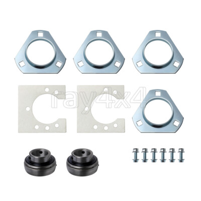 1" Go-Kart Live Axle Bearing Kit Bearing Kit (3-Hole) Kit Fit Go Kart ...