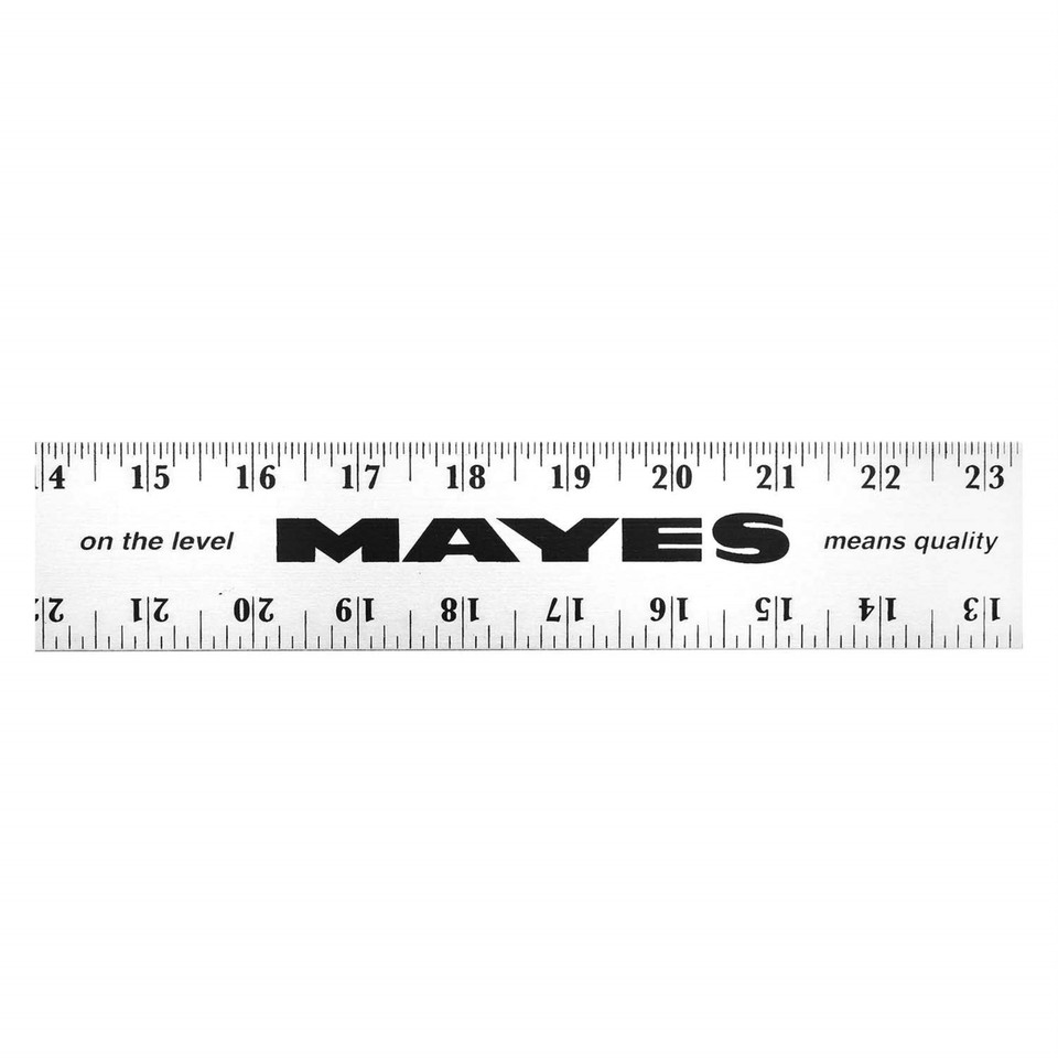 Mayes Hard Aluminum Ruler, 36 x 2 Inches | eBay