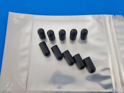 "REAL" RUBBER BLOCK OFF BLANK PLUGS 7/23 (6 mm) SOLD IN LOT OF 10 UNITS ...