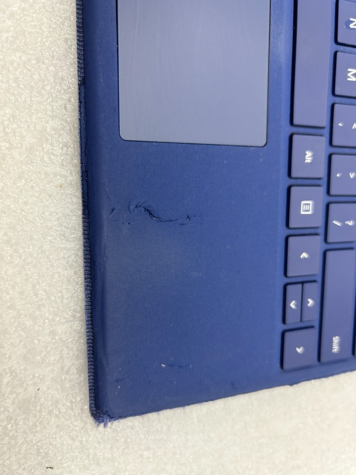 Microsoft 1725 Type Cover Blue for Surface Pro 3 4 Backlit Keyboard ...