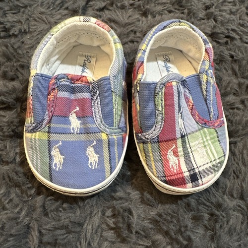 BABY RALPH LAUREN SLIP ON SHOES SIZE 2C | eBay