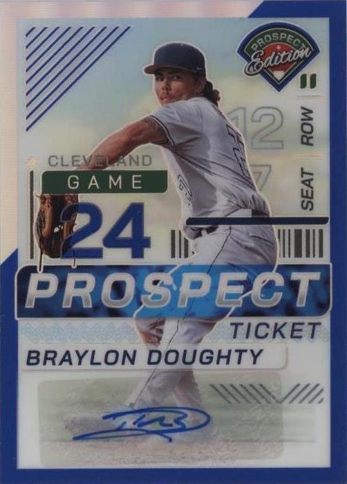 2024 Panini Prospect Edition - Braylon Doughty #48 Blue Prizm ...