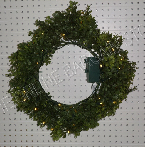 Frontgate Grandinroad Easter Cordless Boxwood Christmas Door Wreath ...