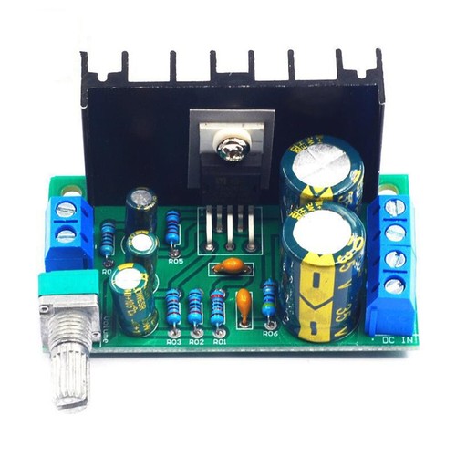 TDA2050 Mono Audio Power Amplifier Board Module DC/AC 12-24V 5W-120W 1 ...