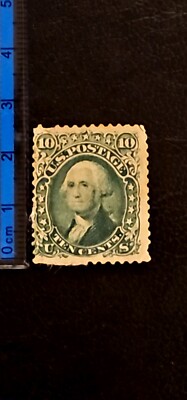 Green Washington 10 Cent Stamp Scotts Number 89 | eBay