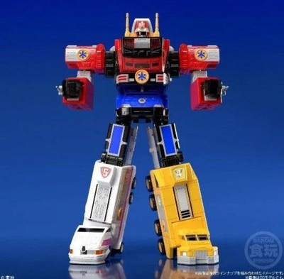 BANDAI Power Rangers Lightspeed Rescue GoGoFive DX Victory Robo ...
