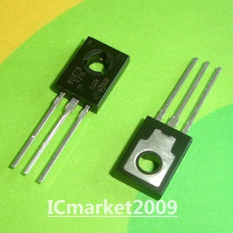 50 PCS BD679 TO-126 Complementary Silicon NPN Darligton Power ...