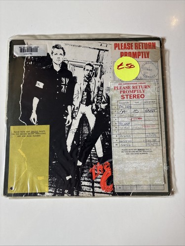 The Clash Debut Album Vinyl Record 1977 Punk Rock Classic | eBay UK