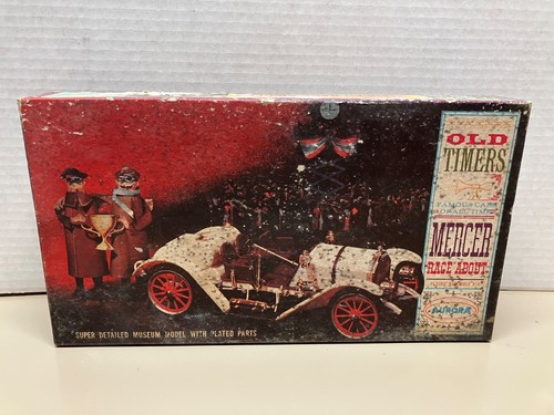 VINTAGE AURORA 1960'S 1/16 SCALE MERCER RACE ABOUT MODEL KIT UNBUILT | eBay