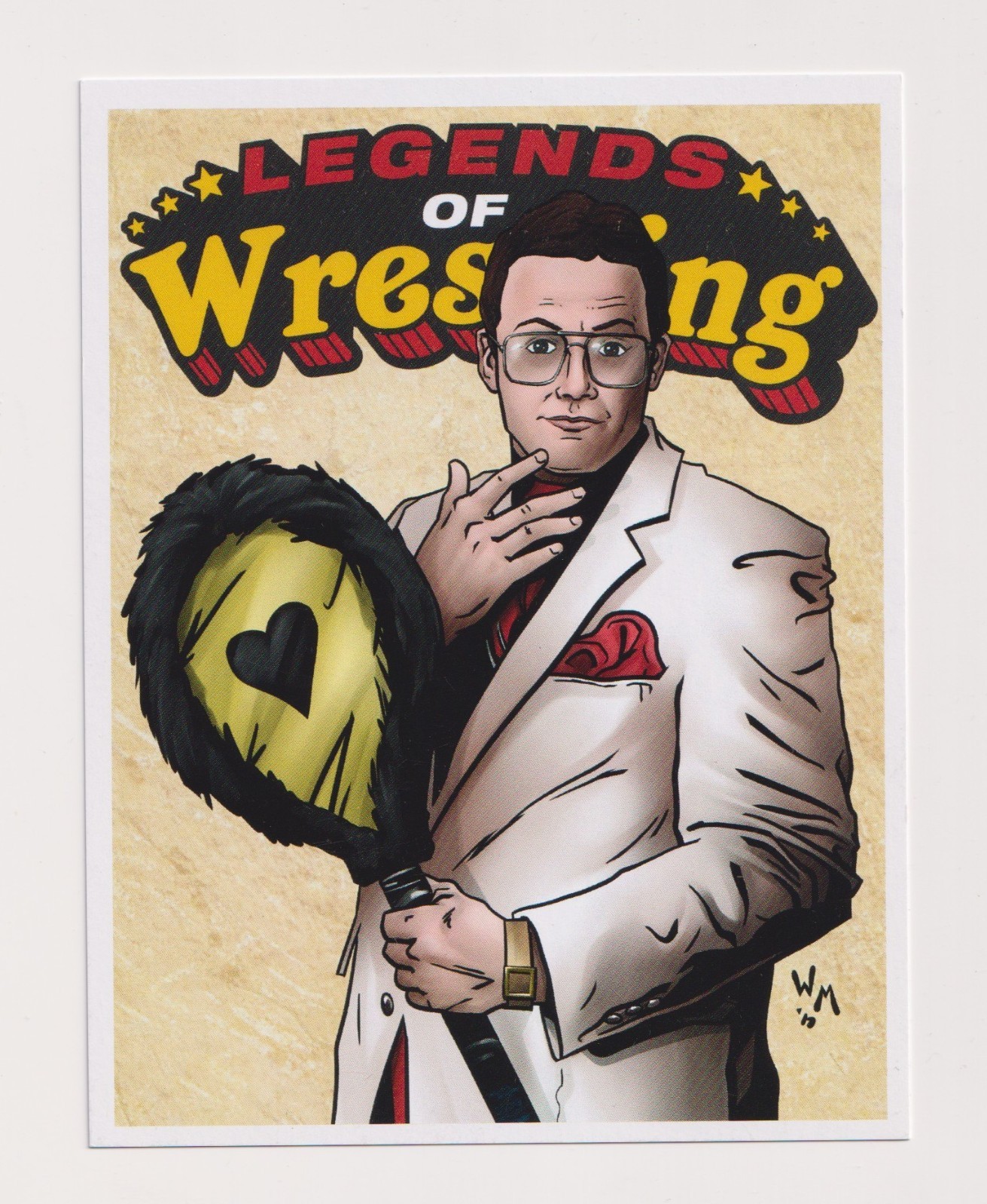 Filsinger Games Legends of Wrestling JIM CORNETTE Manager Playing Card ...