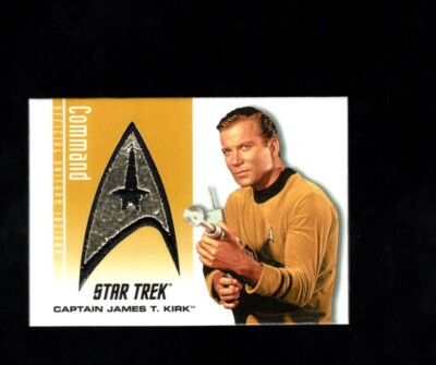 STAR TREK TOS 40TH ANNIVERSARY BRIDGE CREW DELTA SHIELD #DS1 CAPT. KIRK ...