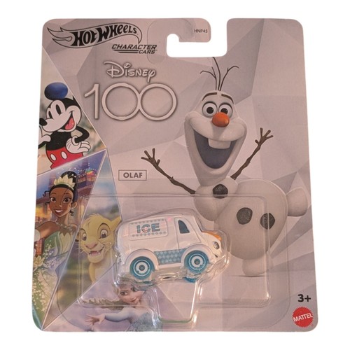 Hot Wheels Disney 100 Olaf Frozen Diecast Car 1:64 Scale Metal Model ...