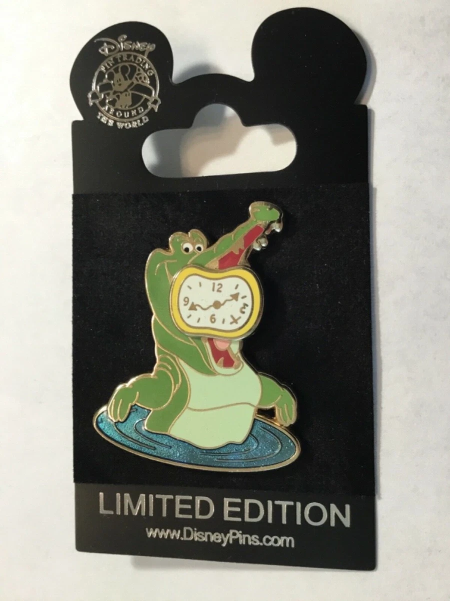 Captain Hook Crocodile Clock