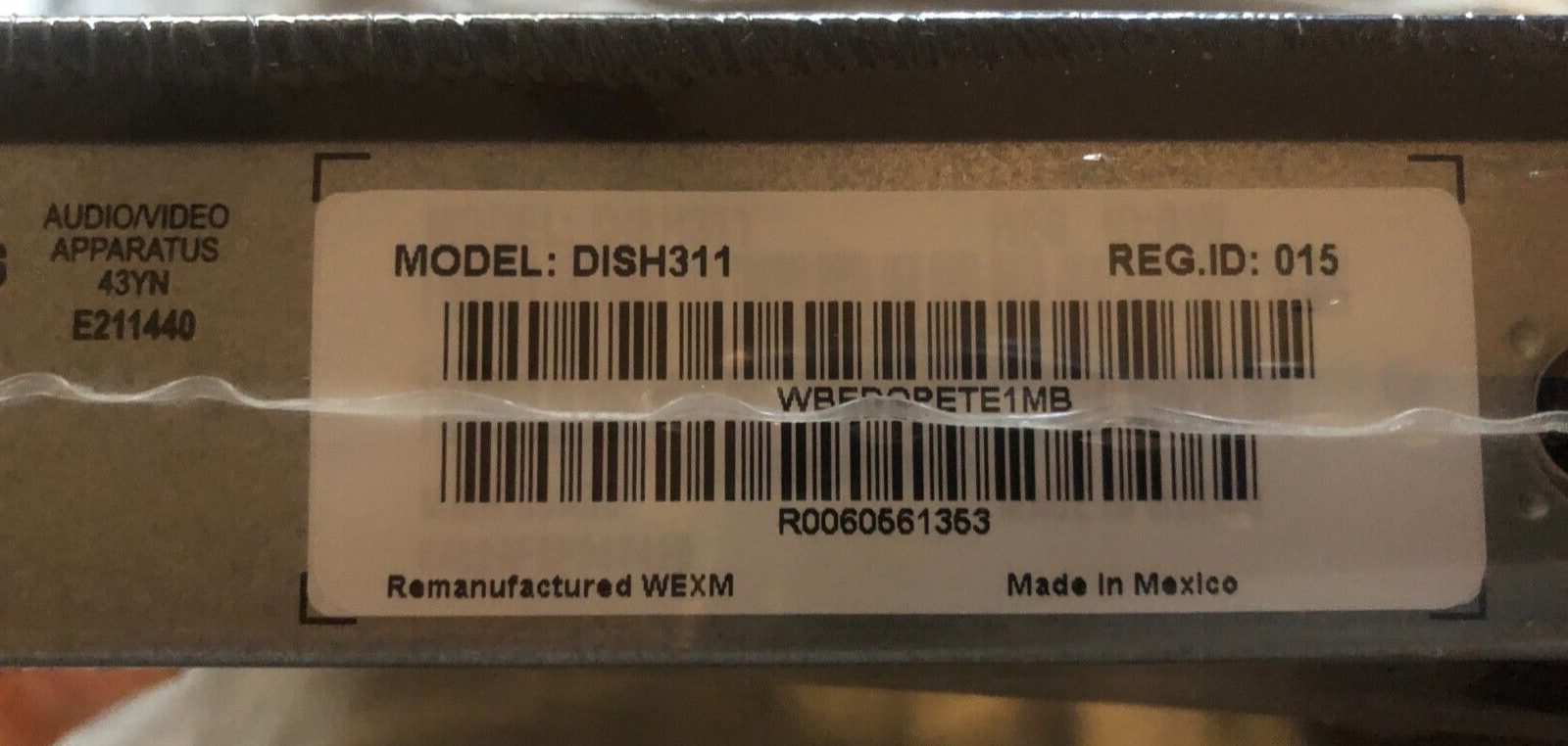 Dish Network Satellite Model Dish 311 Receiver - Sealed In The Original ...