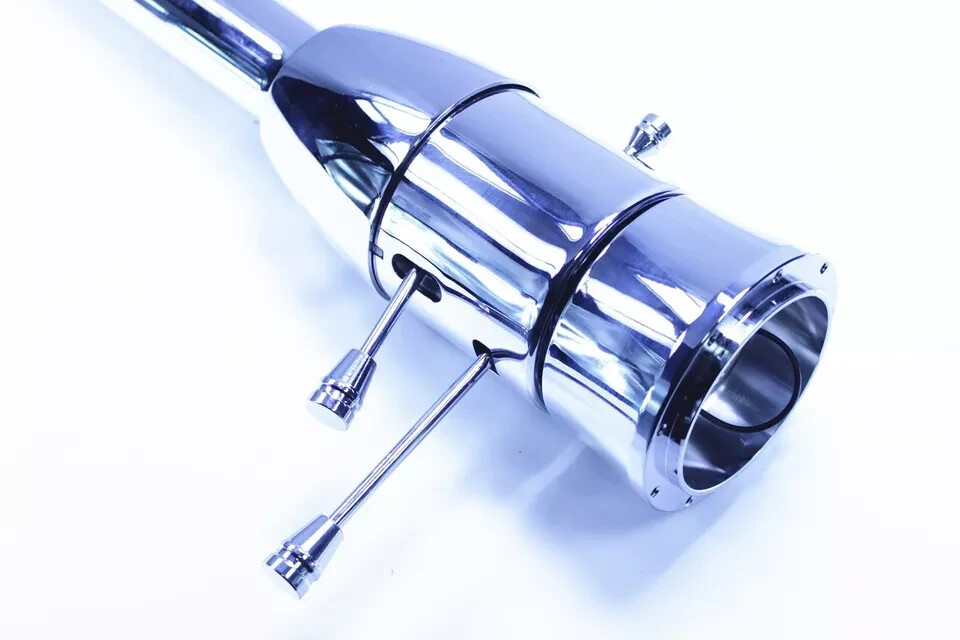 Chrome 32" 1967 1968 1969 Chevy Chevelle Floor Shift Tilt Steering ...
